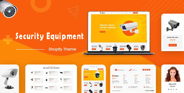 The Best Shopify Themes for Security Equipment Store - Hura Tips