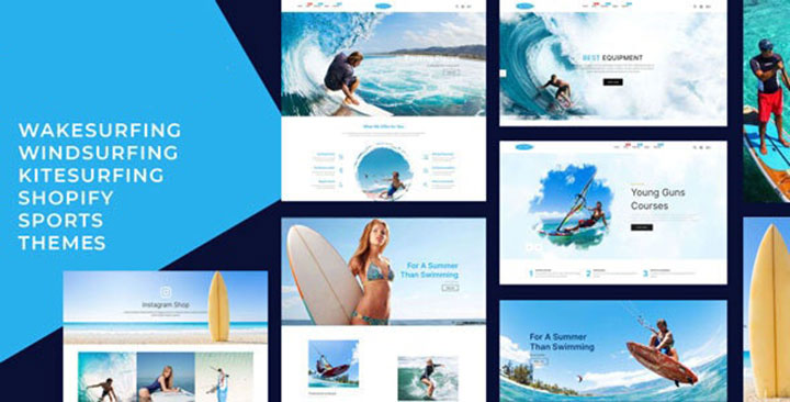 3+ of The Best Shopify Themes For Surfboards Store - Hura Tips